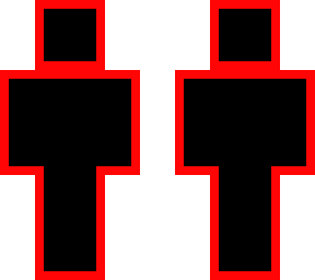 Red Outline | Minecraft Skin