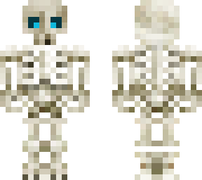 Skeleton with outer layer ribcage | Minecraft Skin