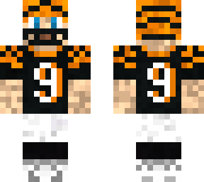 Cincinnati Bengals QB Joe Burrow | Minecraft Skin