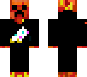 tbnrfragz ice cream fire merch | Minecraft Skin