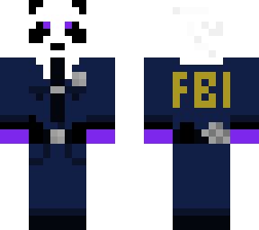 fbi panda | Minecraft Skin