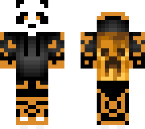 Panda Orange Founders Cape | Minecraft Skin