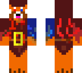 panda rojo del nether | Minecraft Skin