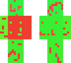 Red anemones | Minecraft Skin