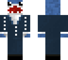 Shark in suit | Minecraft Skin