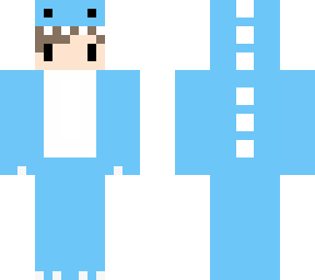 Blue Dino Boy | Minecraft Skin