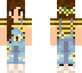 Edited version of bee overalls by NattoKat | Minecraft Skin