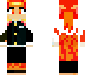 Fire pillar | Minecraft Skin