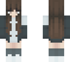 Girl in padded jacket | Minecraft Skin