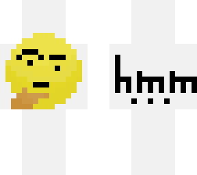 Thinking Emoji | Minecraft Skins