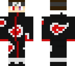 Akatsuki Sharingan Rinnegan | Minecraft Skin