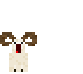 Minecraft Sheep Face Pixel Art