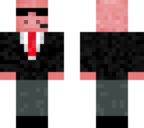 pig agent cool dude | Minecraft Skin