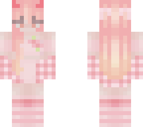 pink aesthetic devil | Minecraft Skin