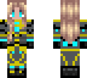 robot girl | Minecraft Skin