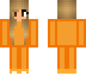 orange slime girl | Minecraft Skin