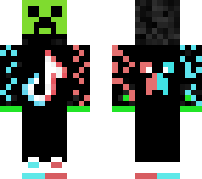 tik tok creeper | Minecraft Skin