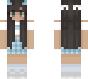 Aesthetic Blue Outfit | Minecraft Skin