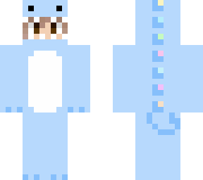 Blue dinosaur boy | Minecraft Skin