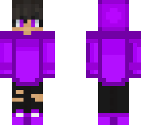 purple hoodie | Minecraft Skin