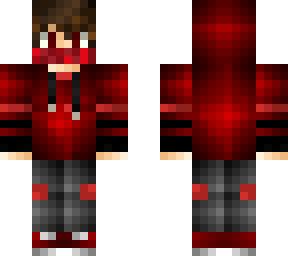 Red Masked Boy | Minecraft Skin