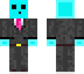 Suit Blue slime | Minecraft Skin