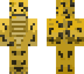 Updated Leopard gecko | Minecraft Skin