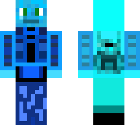 its blue skin | Minecraft Skins