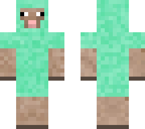 cyan sheep man | Minecraft Skin