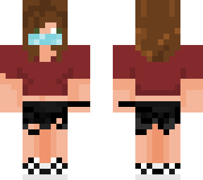 Mask girl | Minecraft Skin