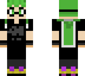 Splatoon Manga Gloves | Minecraft Skin