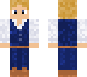 Blue Suit With Vest (Patrick Jane) | Minecraft Skin
