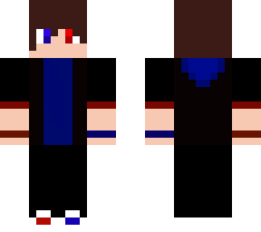 Boy with red and blue eyes | Minecraft Skin