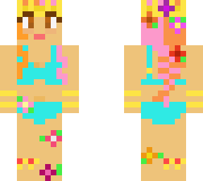 Pool Princess Laurel | Minecraft Skin