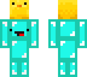 skeppy holding a duck | Minecraft Skin
