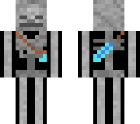 Skeleton with a sword | Minecraft Skin
