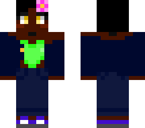 denim with green top | Minecraft Skin