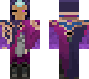 Jhin Dark Cosmic | Minecraft Skin