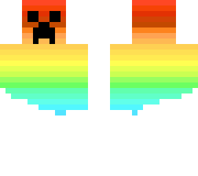 Rainbow Creeper | Minecraft Skin