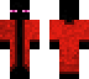 Royal Enderman red | Minecraft Skin