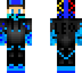 Water Gamer With Dye Hair | Minecraft Skin