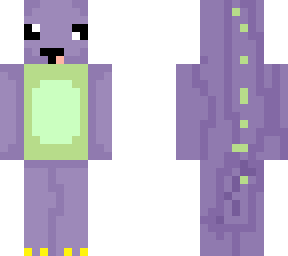 barney the dinosaur 3d | Minecraft Skins