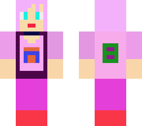 Barbie with all pink | Minecraft Skin