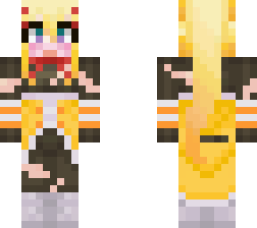 Blushing Darkness from Konosuba | Minecraft Skin