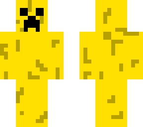 golden creeper cape | Minecraft Skins