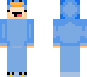 human blue skeppy | Minecraft Skin