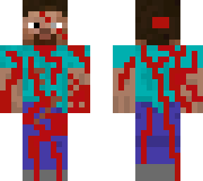 bloody Steve | Minecraft Skin