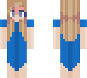 Blue dress | Minecraft Skin