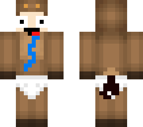 Derpy Moose who has seen things | Minecraft Skin