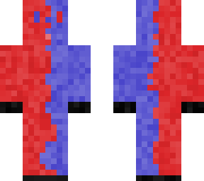 RED AND BLUE | Minecraft Skin